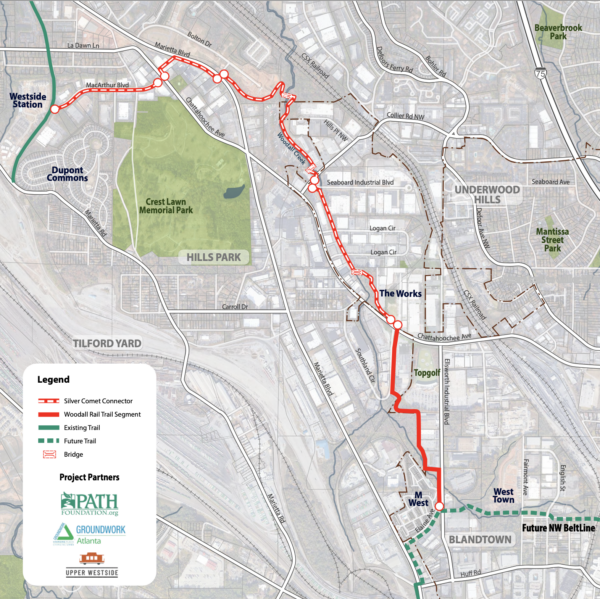 Woodall Rail Trail, First Segment of the Silver Comet Connector, Breaks ...